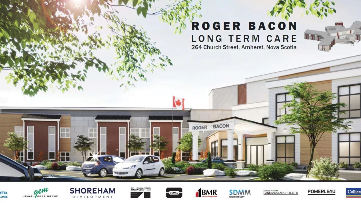 Groundbreaking at Roger Bacon LTC Concrete Step | Pomerleau